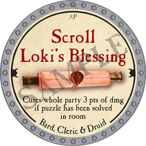 Scroll Loki's Blessing - 2018 (Platinum) - C131 – Trent Tokens