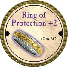 Ring of Protection +2 - 2011 (Gold) - UR – Trent Tokens