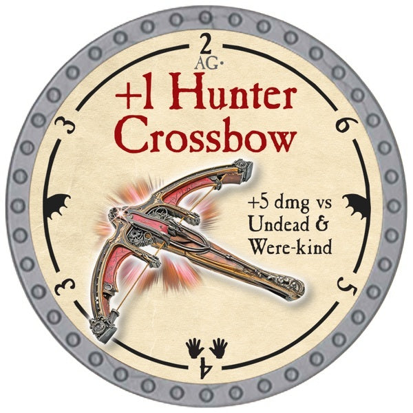 +1 Hunter Crossbow - 2026 (Platinum) - R – Trent Tokens