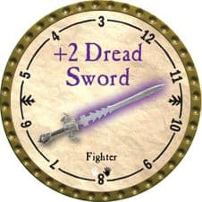 +2 Dread Sword - 2009 (Gold) - C156 – Trent Tokens