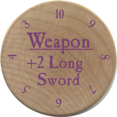 +2 Long Sword - 2006 (Wooden) - C37 – Trent Tokens