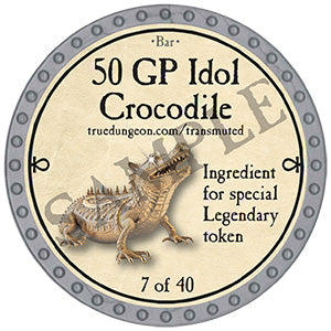 50 GP Idol Crocodile - 2024 (Platinum) - C118 – Trent Tokens