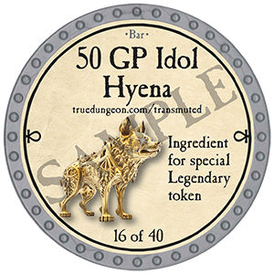 50 GP Idol Hyena - 2024 (Platinum) - C64 – Trent Tokens