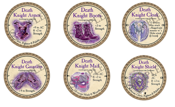 Death Knight Set (6 Tokens) - C121 – Trent Tokens