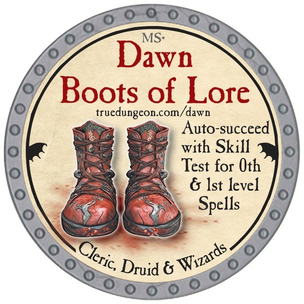 Dawn Boots of Lore - 2026 (Platinum) - R – Trent Tokens