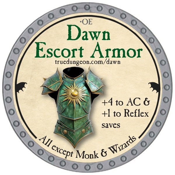 Dawn Escort Armor - 2026 (Platinum) - UC – Trent Tokens