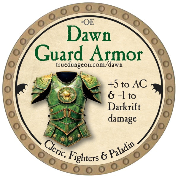 Dawn Guard Armor - 2026 (Gold) - UC – Trent Tokens