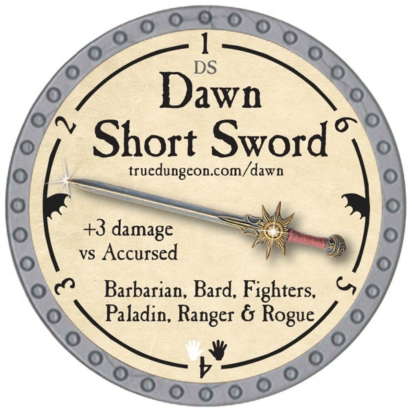 Dawn Short Sword - 2026 (Platinum) - C – Trent Tokens
