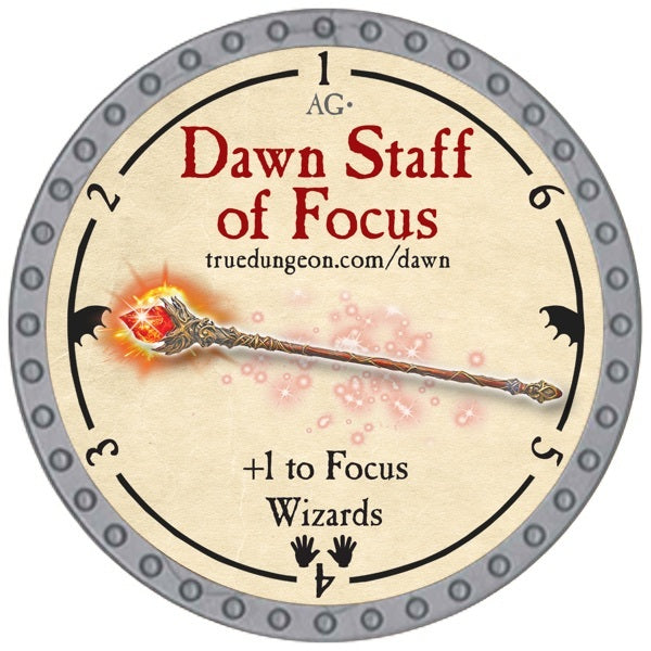 Dawn Staff of Focus - 2026 (Platinum) - R – Trent Tokens