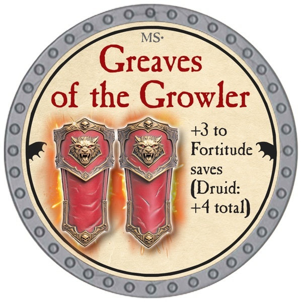 Greaves of the Growler - 2026 (Platinum) - R – Trent Tokens