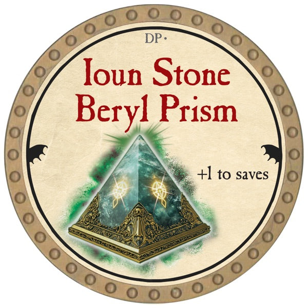 Ioun Stone Beryl Prism - 2026 (Gold) - R – Trent Tokens