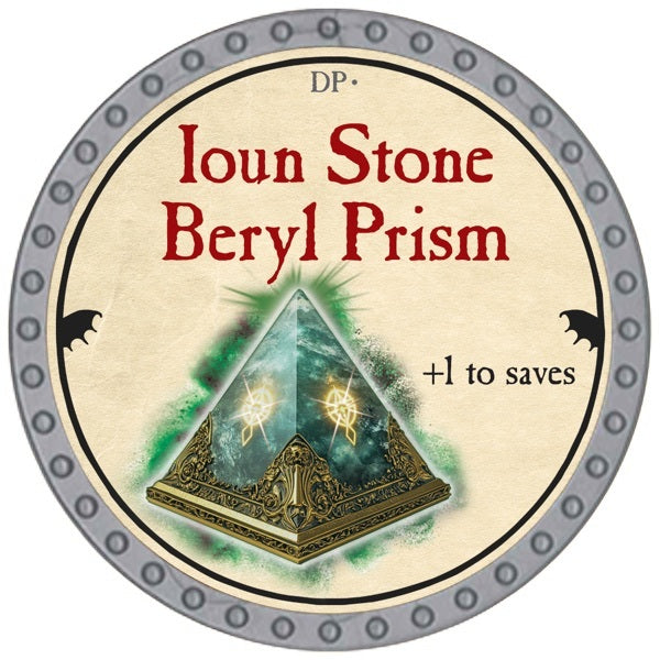 Ioun Stone Beryl Prism - 2026 (Platinum) - R – Trent Tokens