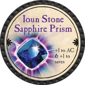 Ioun Stone Sapphire Prism - 2015 (Onyx) - C139 – Trent Tokens