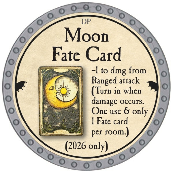 Moon Fate Card - 2026 (Platinum) - C – Trent Tokens