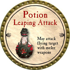 Potion Leaping Attack - 2012 (Gold) - C37 – Trent Tokens