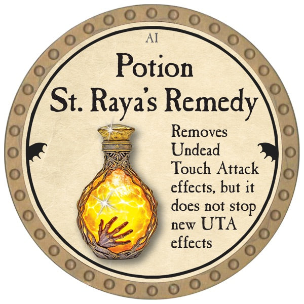 Potion St. Raya's Remedy - 2026 (Gold) - C – Trent Tokens