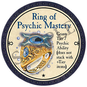 Ring of Psychic Mastery - 2024 (Blue) - C74 – Trent Tokens