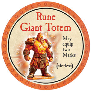 Rune Giant Totem - 2025 (Orange) - C183 – Trent Tokens