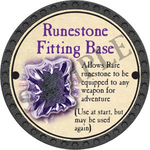 Runestone Fitting Base - 2017 (Onyx) - C156 – Trent Tokens