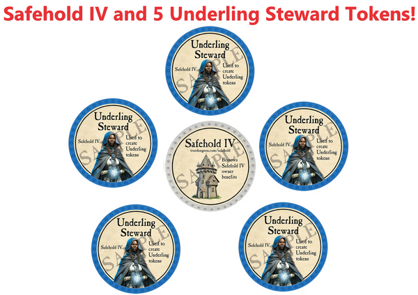 Safehold IV and Underling Steward Set (6 Tokens) – Trent Tokens
