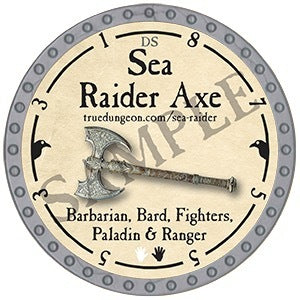 Sea Raider Axe - 2025 (Platinum) – Trent Tokens