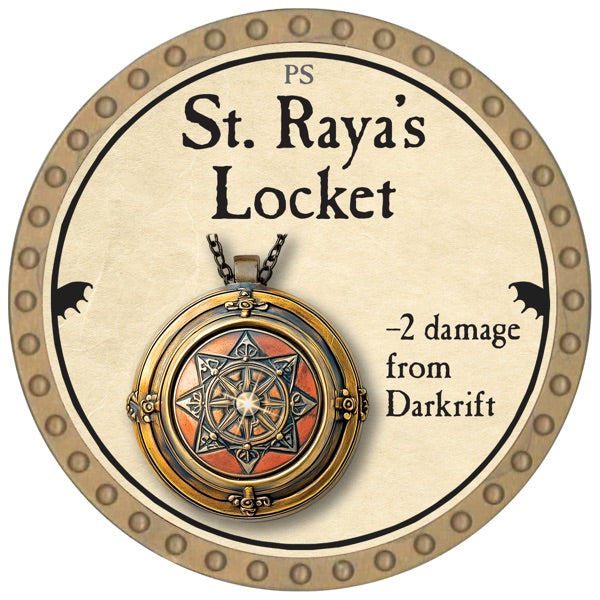 St. Raya's Locket - 2026 (Gold) - C – Trent Tokens