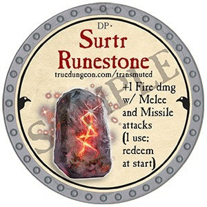 Surtr Runestone - 2025 (Platinum) – Trent Tokens
