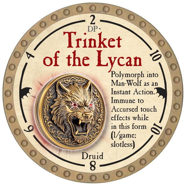 Trinket of the Lycan - 2026 (Gold) - R – Trent Tokens