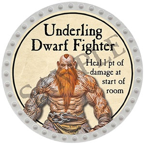 Underling Dwarf Fighter - 2025 (Light Gray) - C98 – Trent Tokens
