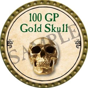 100 GP Gold Skull - 2016 (Gold) – Trent Tokens