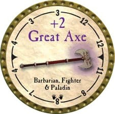 +2 Great Axe - 2007 (Gold) - C17 – Trent Tokens