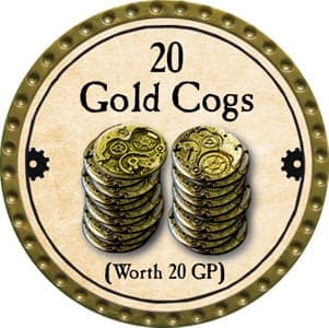 20 Gold Cogs - 2013 (Gold) – Trent Tokens
