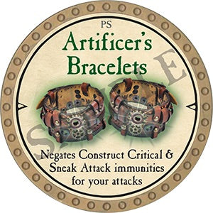 Artificer's Bracelets - 2021 (Gold) - UC – Trent Tokens