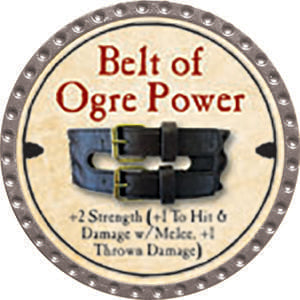 Belt of Ogre Power - 2014 (Platinum) - C37 – Trent Tokens