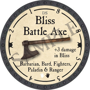 Bliss Battle Axe - 2018 (Onyx) - C26 – Trent Tokens