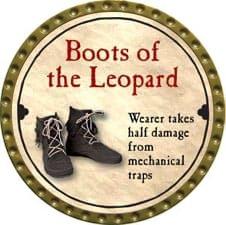 Boots of the Leopard - 2008 (Gold) - C26 – Trent Tokens