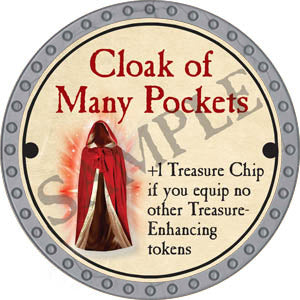 Cloak of Many Pockets - 2017 (Platinum) – Trent Tokens
