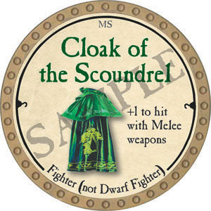 Cloak of the Scoundrel - 2022 (Gold) - C17 – Trent Tokens