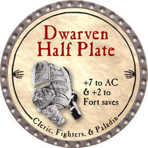 Dwarven Half Plate - 2012 (Platinum) – Trent Tokens