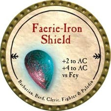 Faerie-Iron Shield - 2009 (Gold) – Trent Tokens