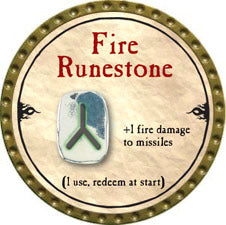 Fire Runestone - 2010 (Gold) - R – Trent Tokens