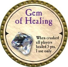Gem of Healing - 2007 (Gold) - UR – Trent Tokens
