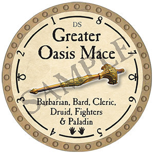 Greater Oasis Mace - 2024 (Gold) – Trent Tokens