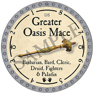 Greater Oasis Mace - 2024 (Platinum) – Trent Tokens