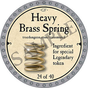 Heavy Brass Spring - 2022 (Platinum) - C37 – Trent Tokens