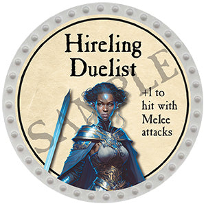 Hireling Duelist - 2024 (Light Gray) – Trent Tokens
