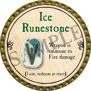 Ice Runestone - 2016 (Gold) - UC – Trent Tokens