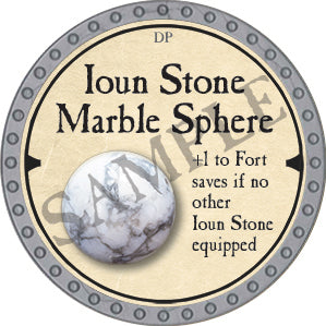 Ioun Stone Marble Sphere - 2019 (Platinum) – Trent Tokens