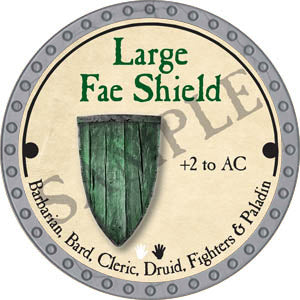 Large Fae Shield - 2017 (Platinum) – Trent Tokens