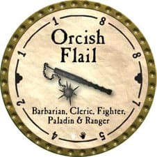 Orcish Flail - 2008 (Gold) - C – Trent Tokens